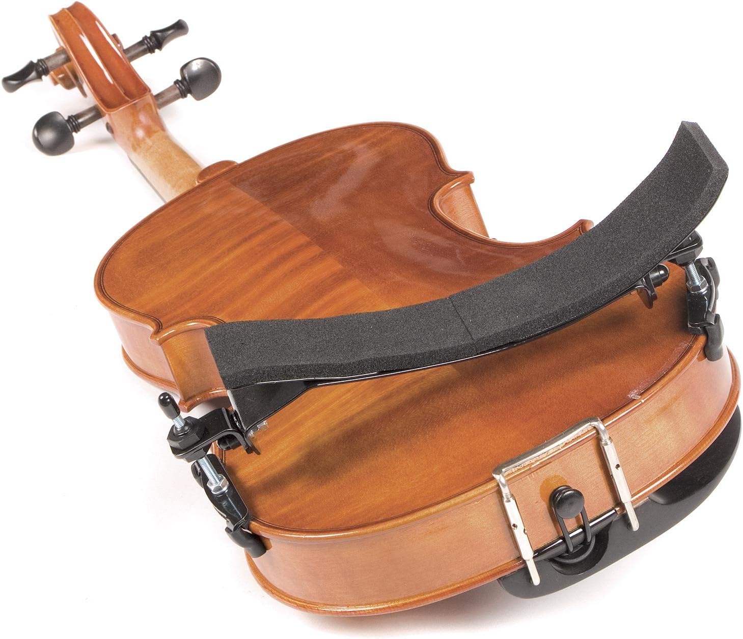 Amazon.com: Kun Bravo 4/4 Violin Shoulder Rest - Hardwood with Brass ...