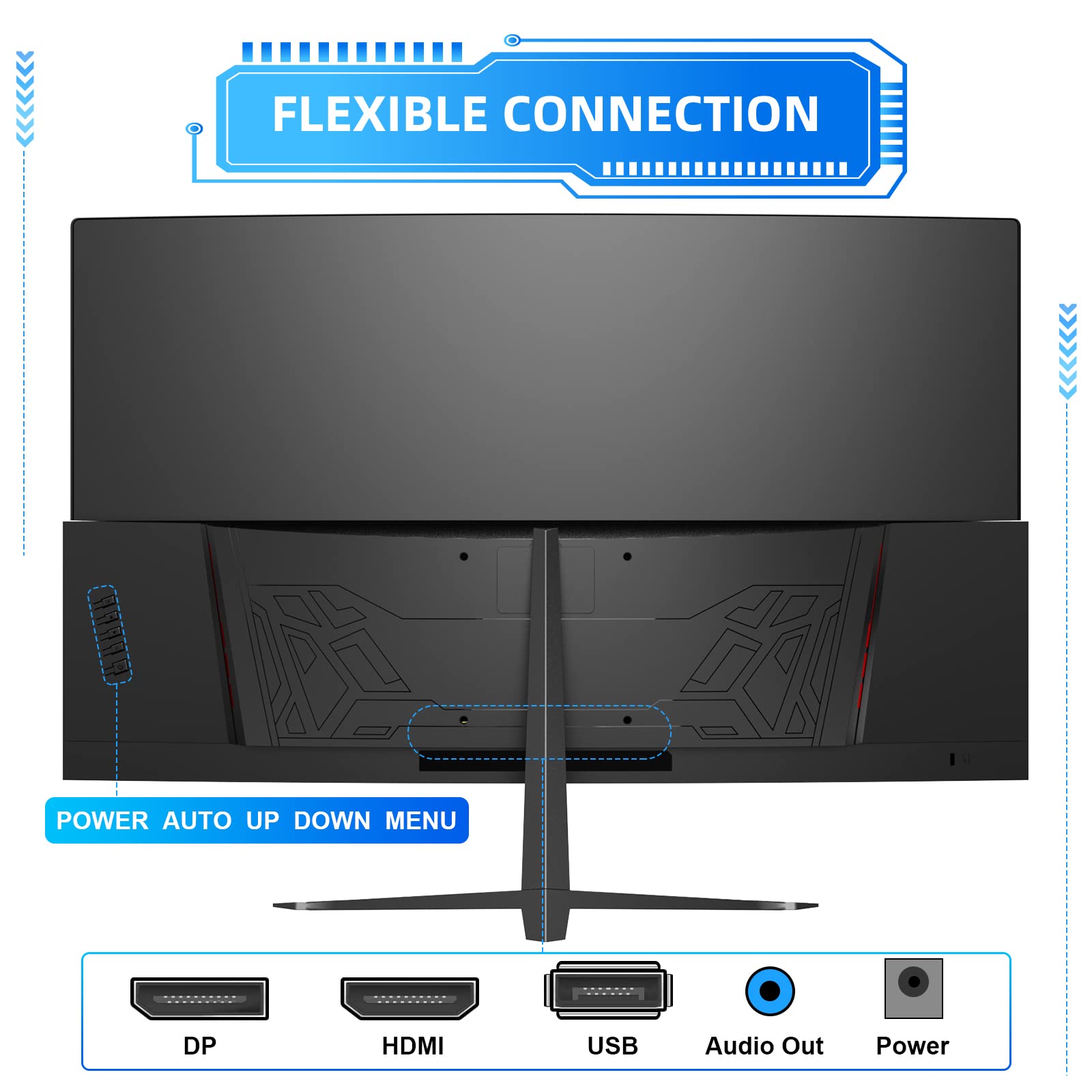 Snapklik.com : Gawfolk Curved 27 Inch Gaming Monitor 144hz/180hz PC ...