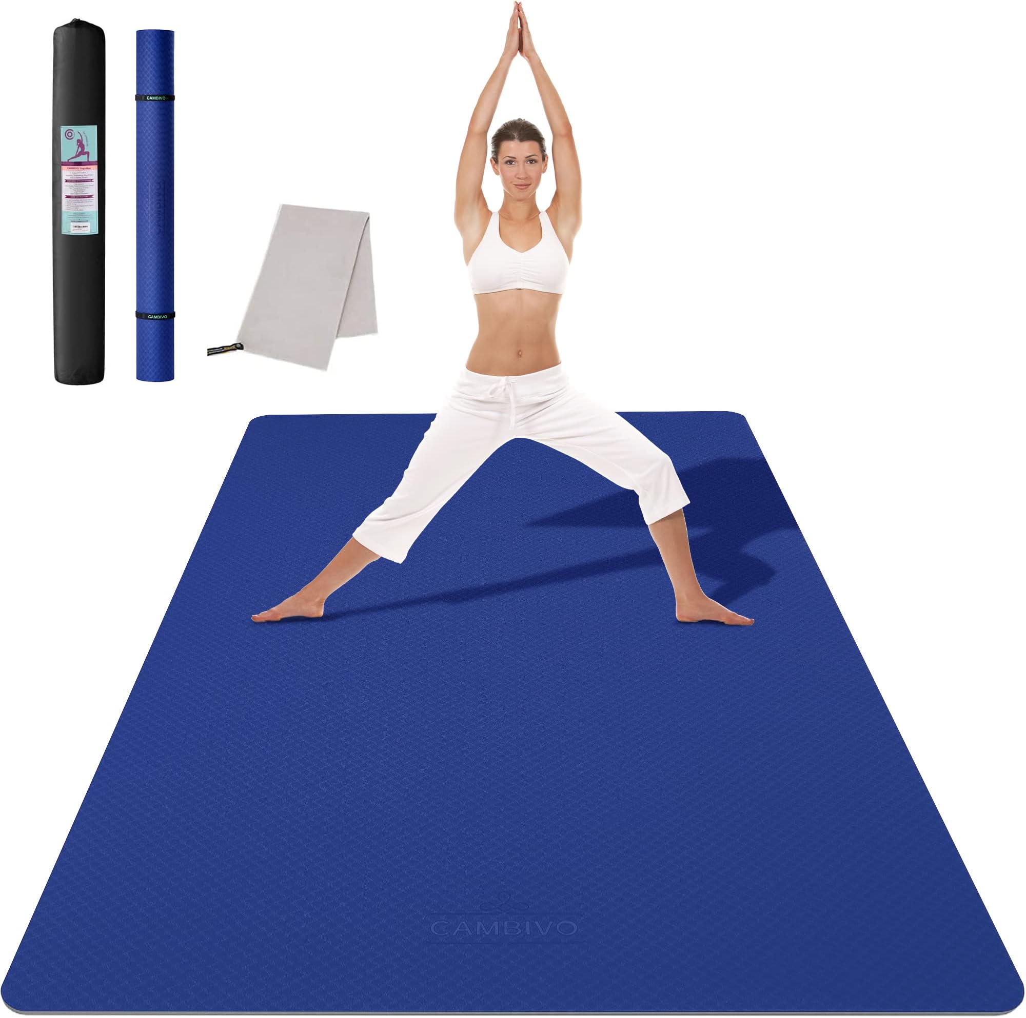 Miramat® Giga - Ultra Large Premium Exercise Mat (244 x 183cm; 7mm ...
