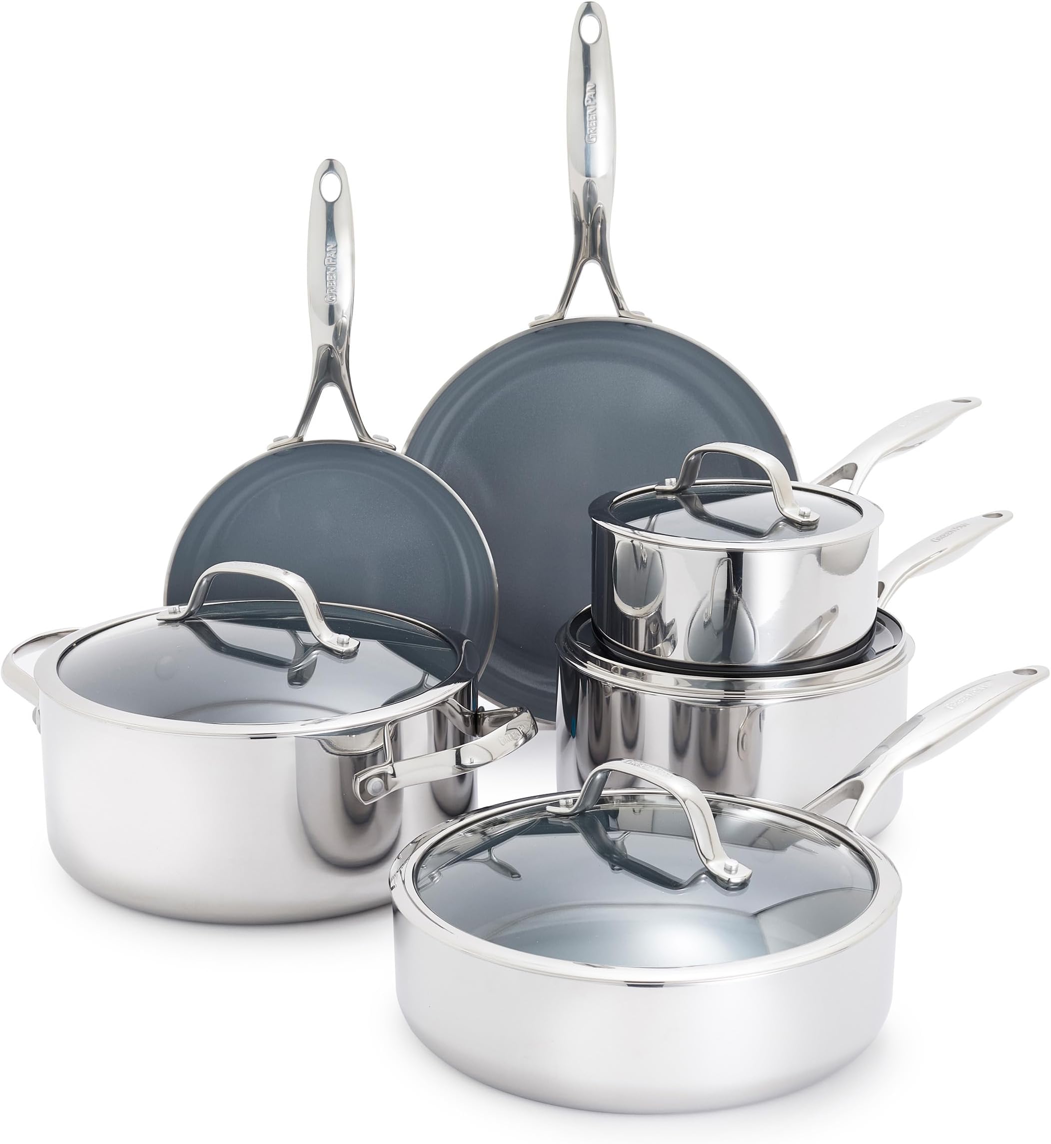 Amazon.com: Caraway Nonstick Ceramic Cookware Set (12 Piece) Pots, Pans ...
