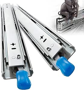 Amazon.com : UIBAO 1 Pair Heavy Duty Drawer Slides Locking Full ...