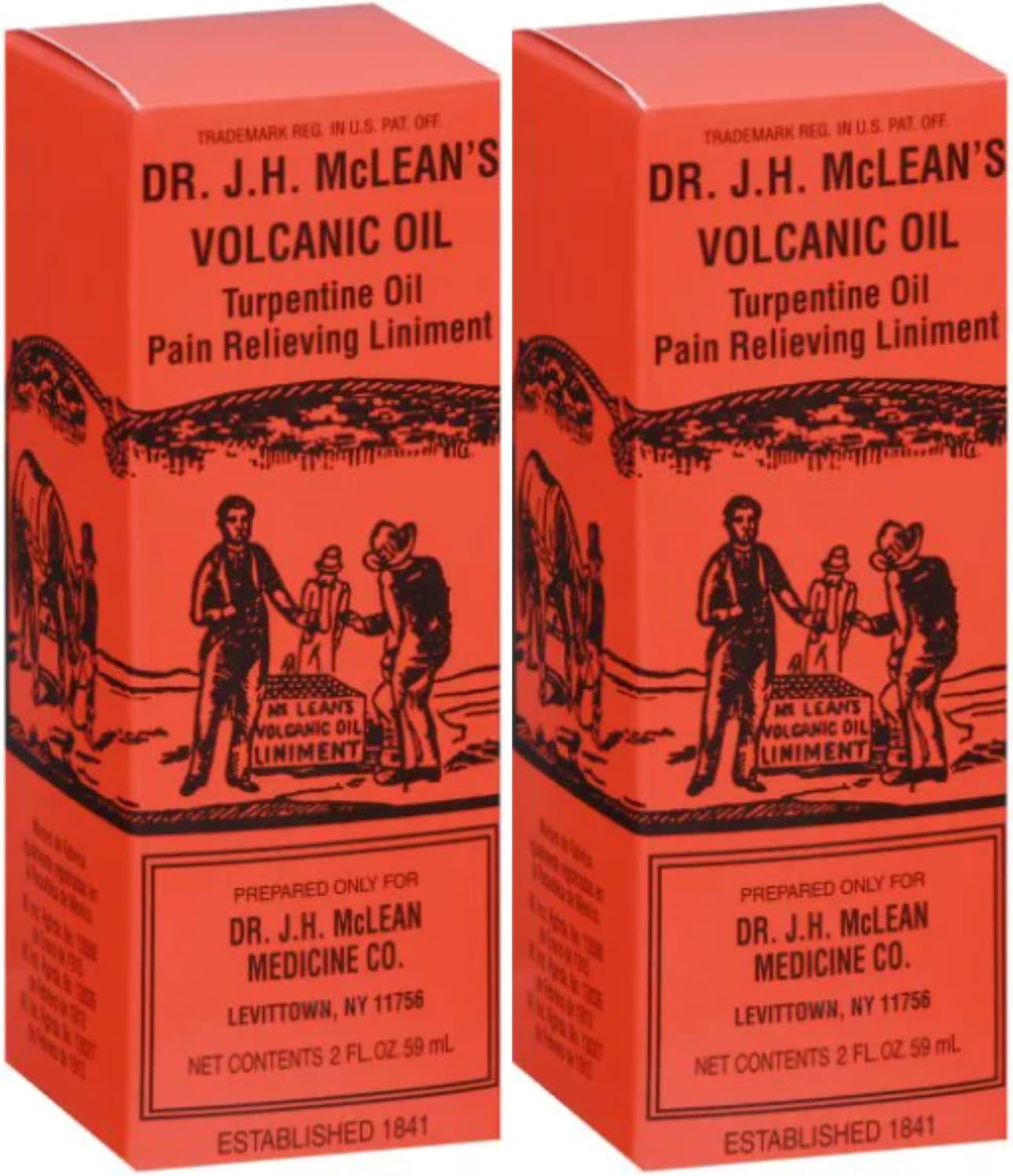 Amazon.com: Dr. J.H. McLean's Volcanic Oil 2 OZ (Pack of 2) : Health ...