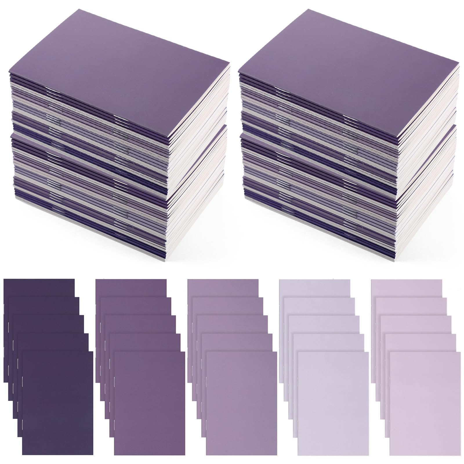 Amazon.com : Eaasty 50 Pcs Mini Notebooks Bulk Small Pocket Notepads ...