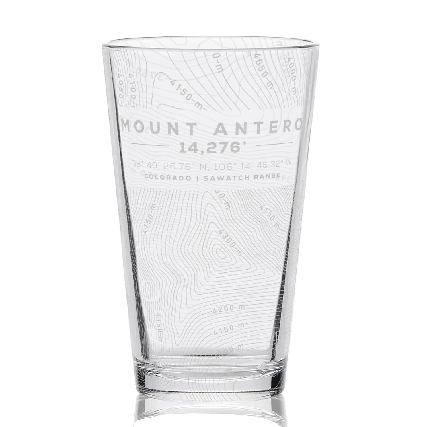 Amazon.com: ANTERO | COLORADO 14er COLLECTION | 16oz Engraved Beer Pint ...