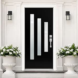 36x80'' Fiberglass Exterior Entry Door, Modern Front Door Left Hand ...