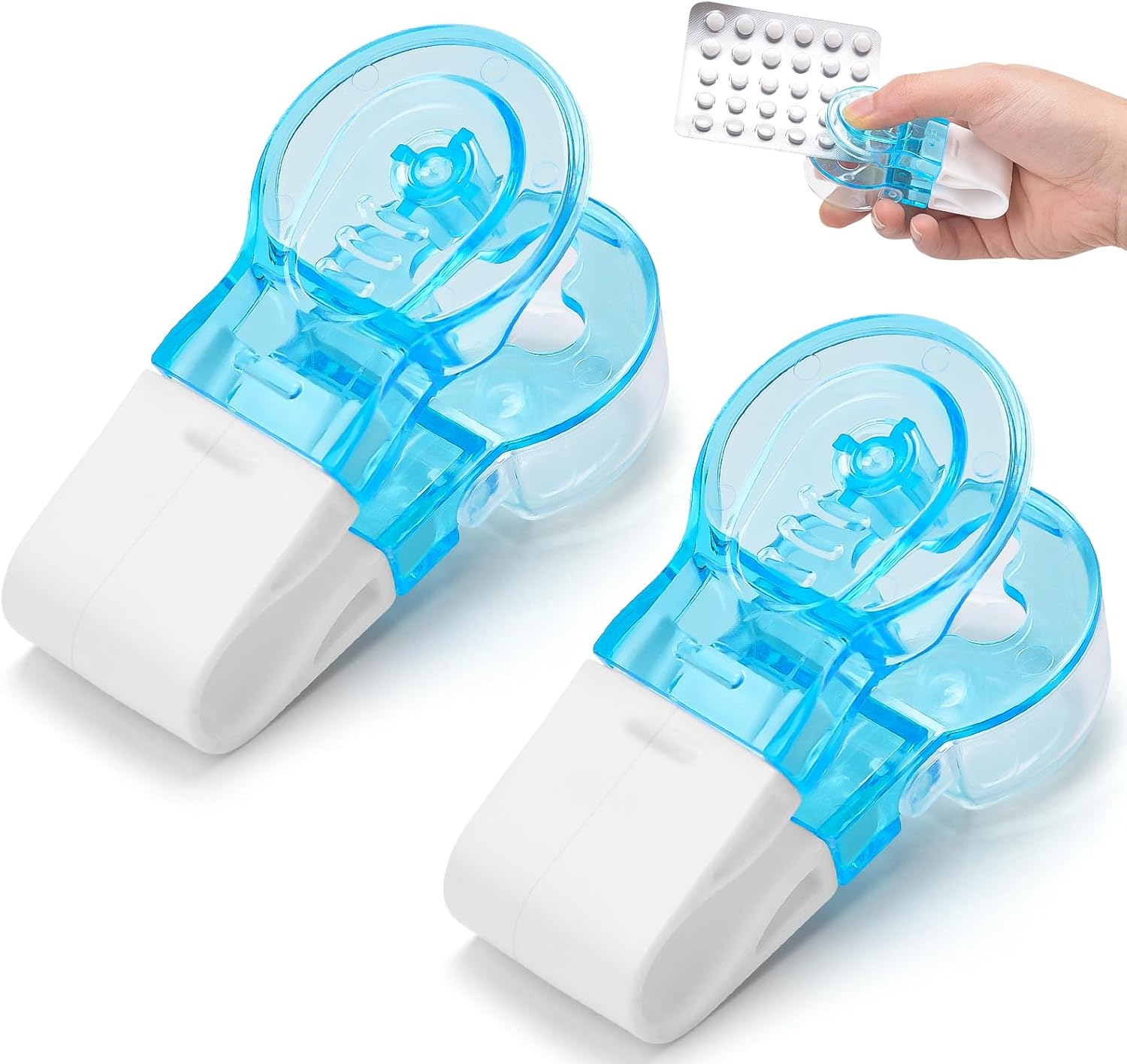 Portable Pill Taker, 2Pcs Pill Popper for Blister Packs Tablet Pill ...