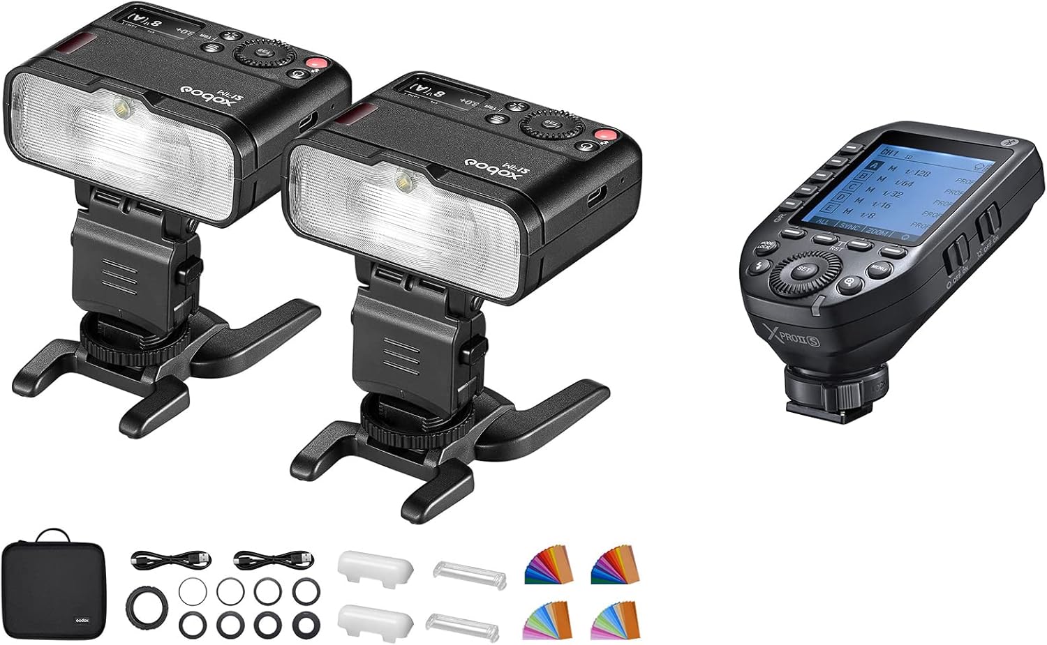 Amazon.com : Godox Macro Flash MF12-K2 Kit with Godox XProII-S 2.4G ...