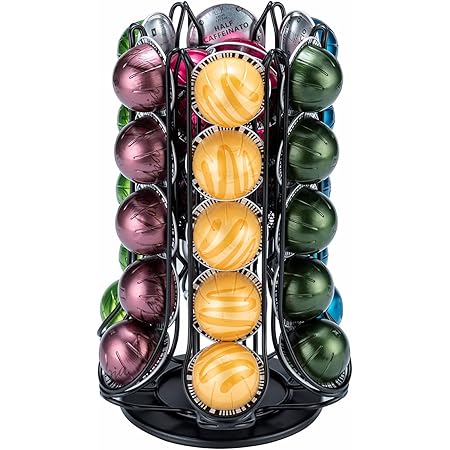 Amazon.com: Flagship for Nespresso Pod Holder Coffee Pod Carousel for ...