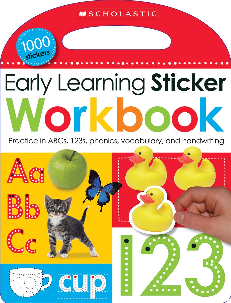 Amazon.com: Early Learning Sticker Workbook: Scholastic Early Learners ...