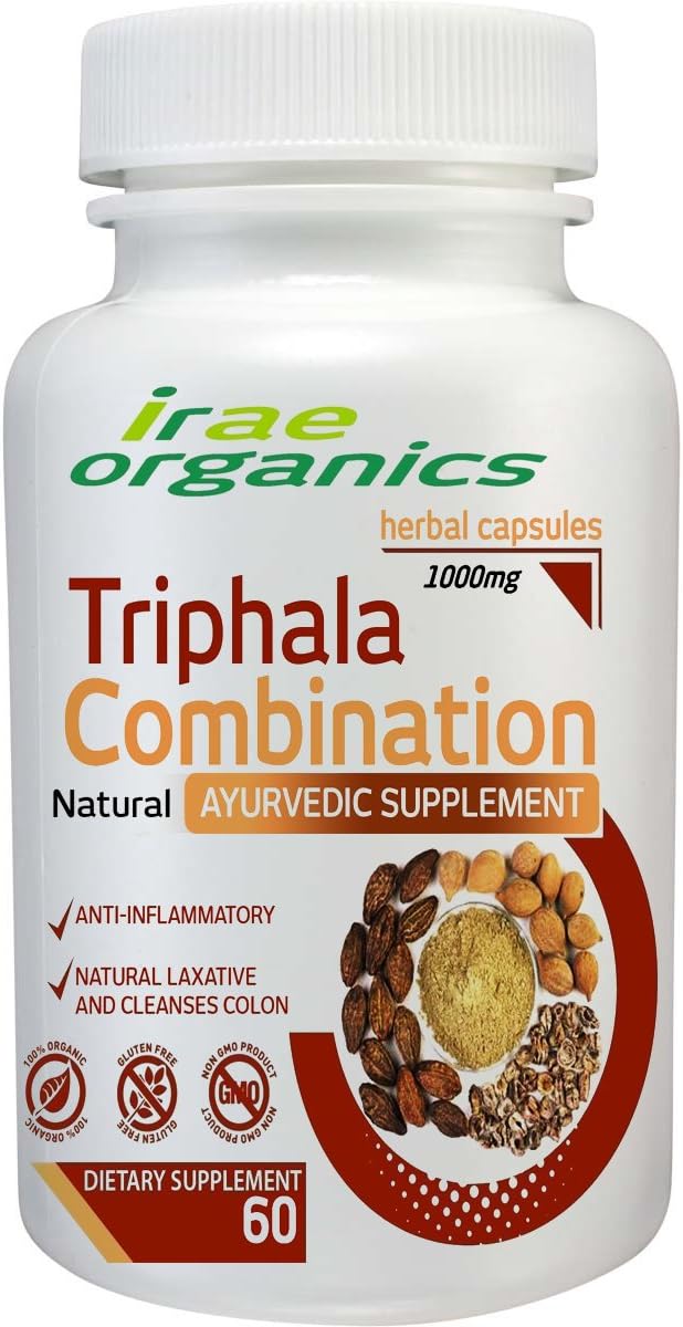 Amazon.com: Triphala Capsules 1000mg 100% Pure Organic Herb Vegetarian ...