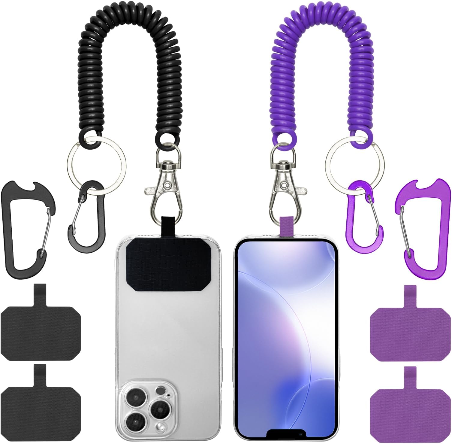 Amazon.com: HOTEMIA Phone Tether Lanyard Anti Theft Phone Strap with ...