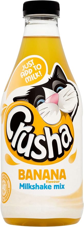 Crusha Milkshake Mix Banana Flavour 1 Litre (Pack of 12 x 1ltr ...