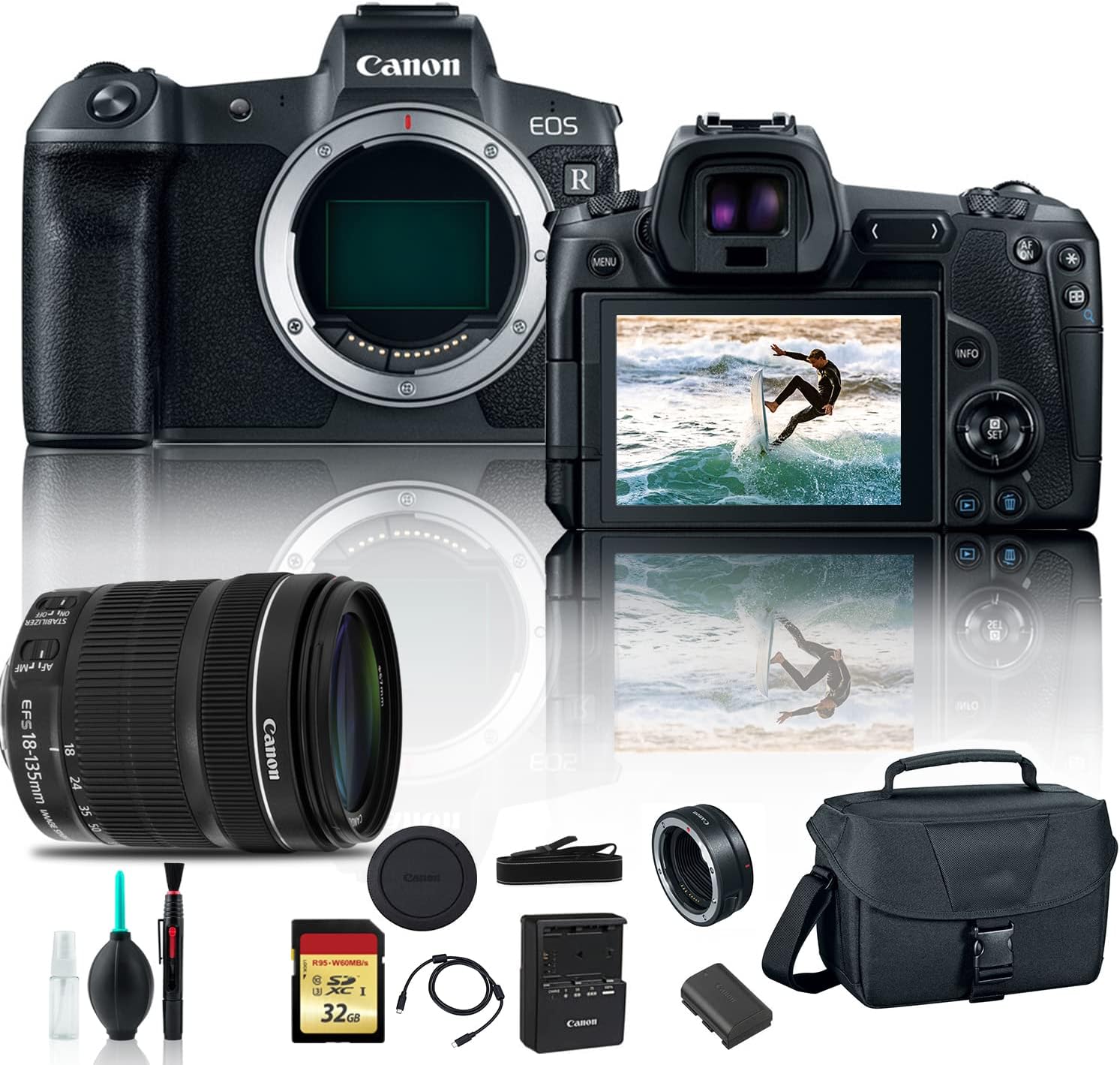 Amazon.com : Canon EOS R Mirrorless Digital Camera 3075C002 with Canon ...