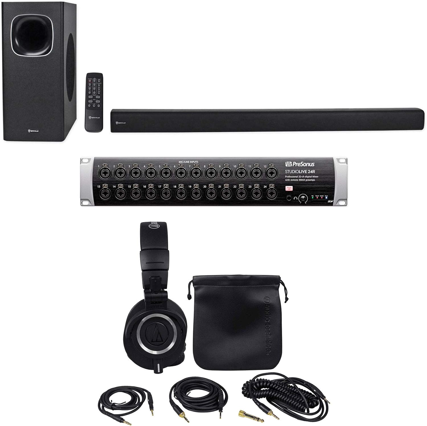 Amazon.com: PRESONUS Studiolive 24R 24-Channel Digital Rack Mount Mixer ...