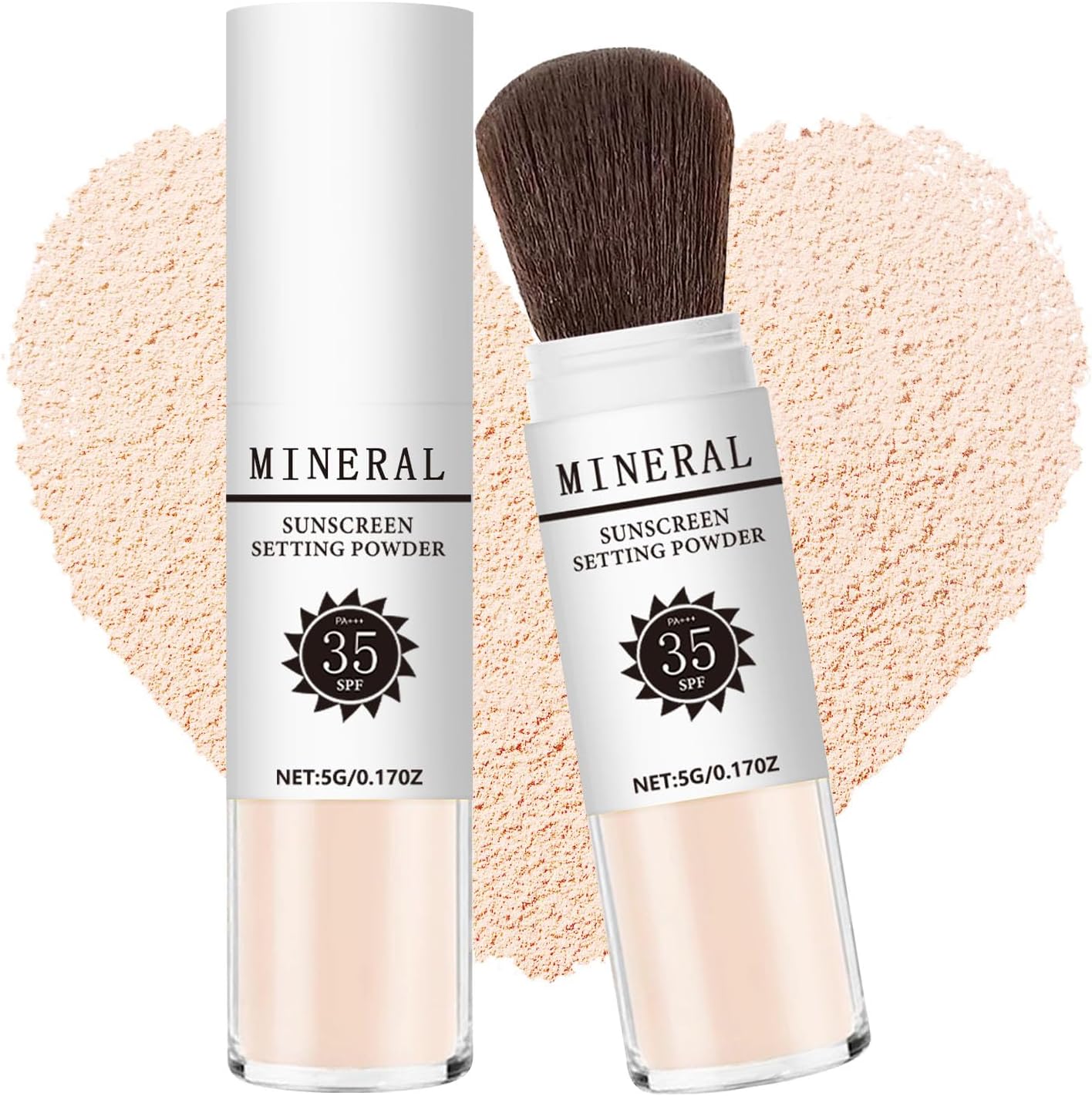 Amazon.com: Hawaiian Tropic Mineral Powder Sunscreen Brush SPF 30 | SPF ...