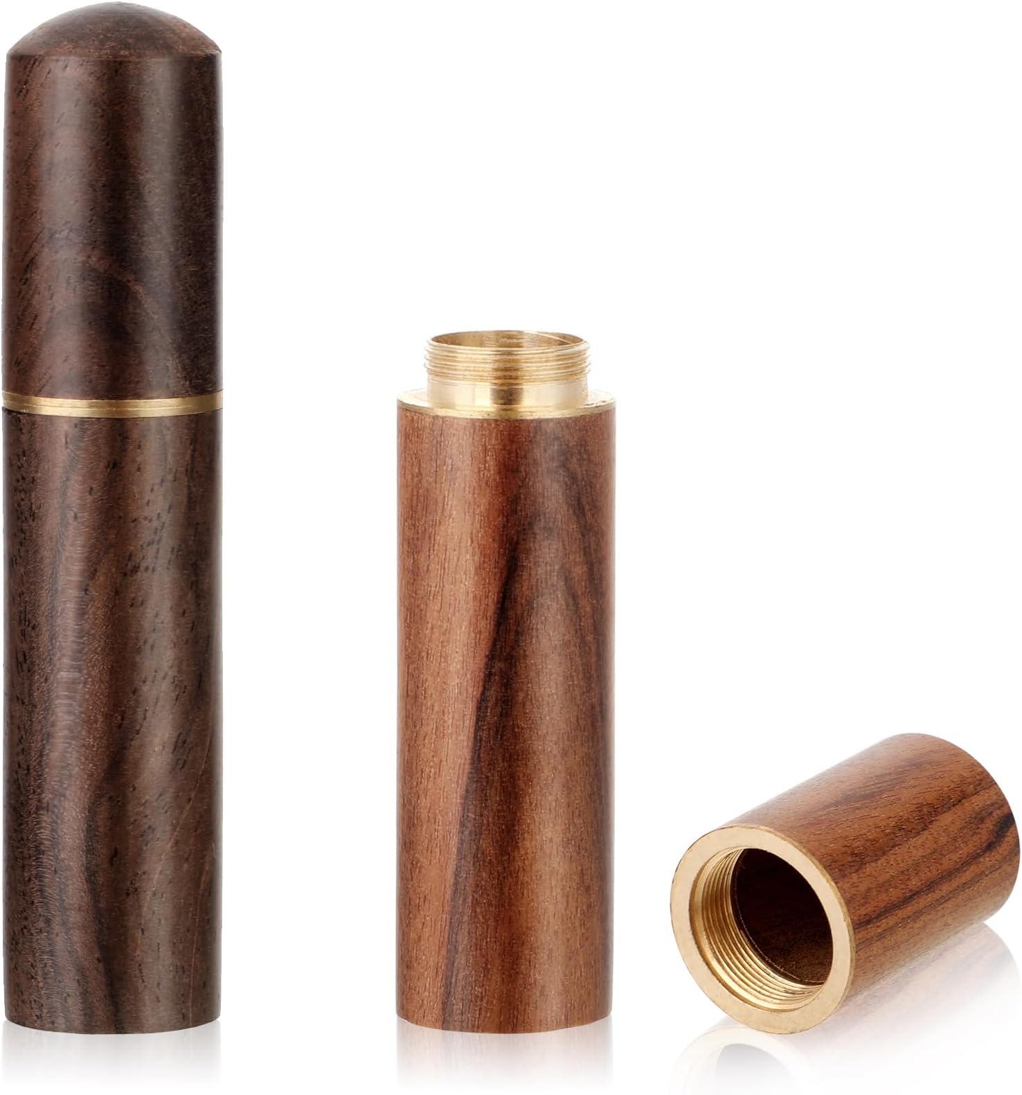 Amazon.com : 2 Pcs Needle Case Portable Wooden Sewing Box Sewing ...