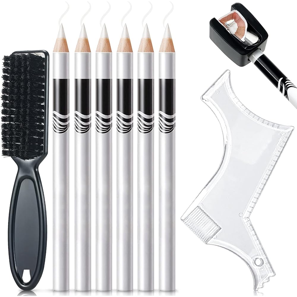 $2/mo - Finance 8 Piece White Barber Pencil Set - Edge Hairline Razor ...