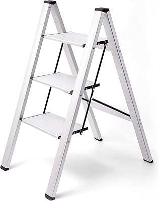 Amazon.com: WOA WOA 2 Step Ladder, Lightweight Step Stool for Adults ...