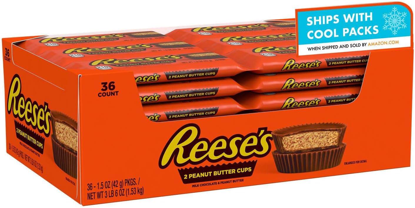 Reese's Peanut Butter Cups, 40 g (Pack of 72) : Amazon.co.uk: Grocery