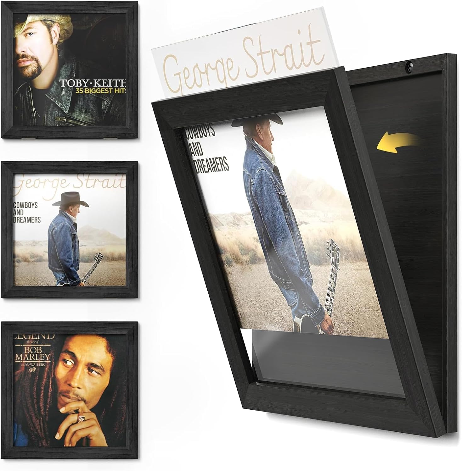 Yoimori Vinyl Record Frame, 3-Pack Record Frame for Vinyl Records ...