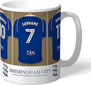 Personalised Birmingham City Football Club Mug – Dressing Room : Amazon ...