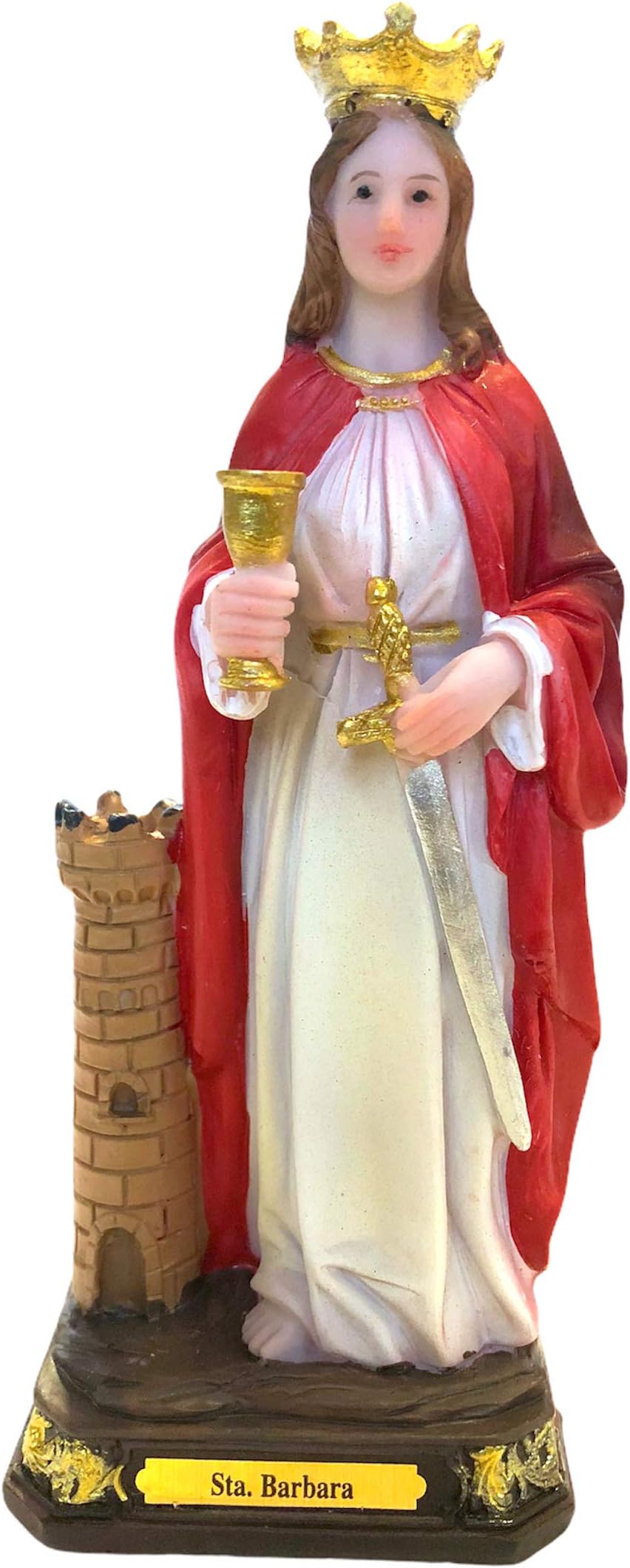 Amazon.com: 9 Inch Statue of Santa Barbara St Estatua Chango Shango ...