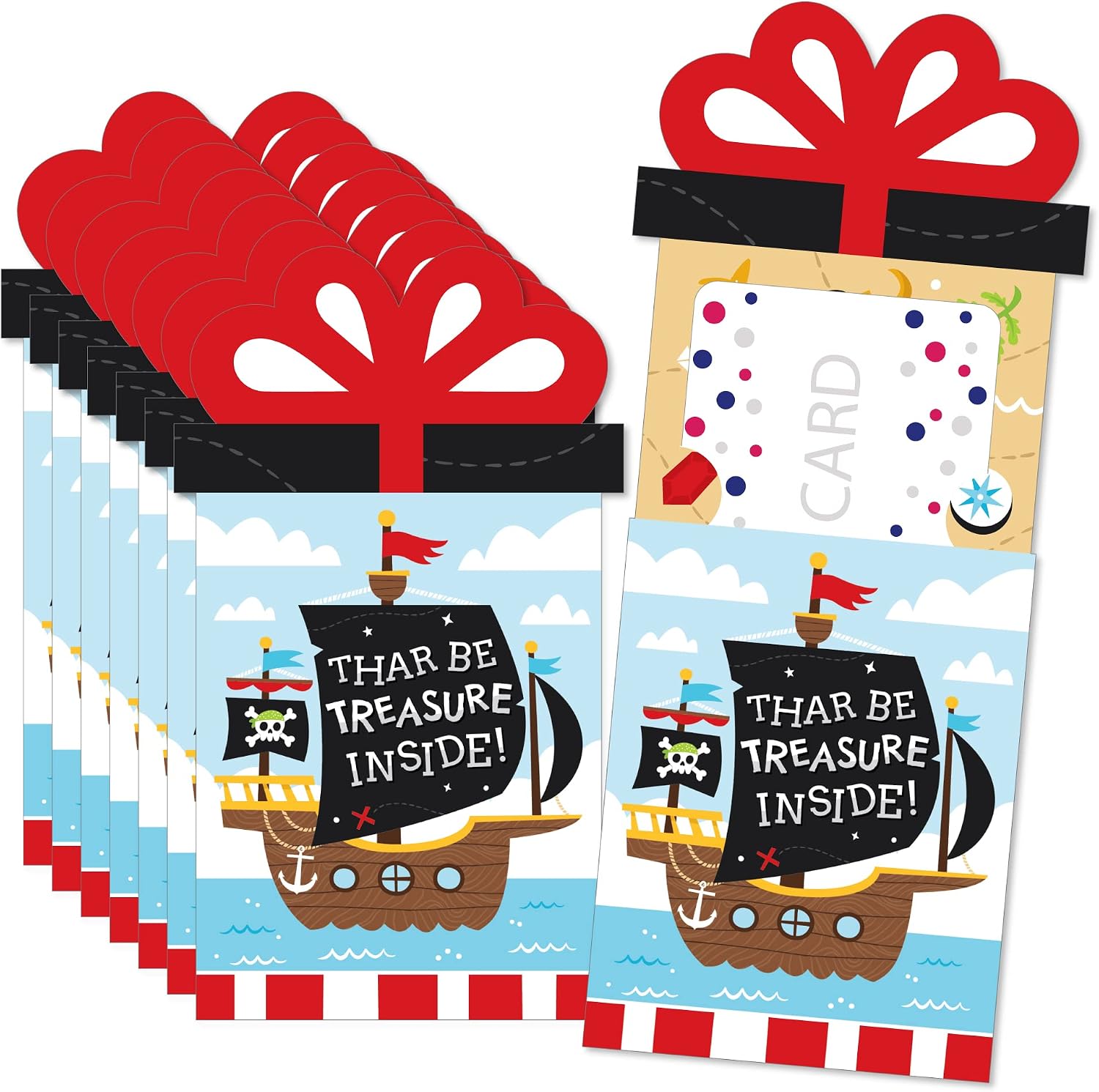 Amazon.com: Big Dot of Happiness Pirate Ship Adventures - Skull ...