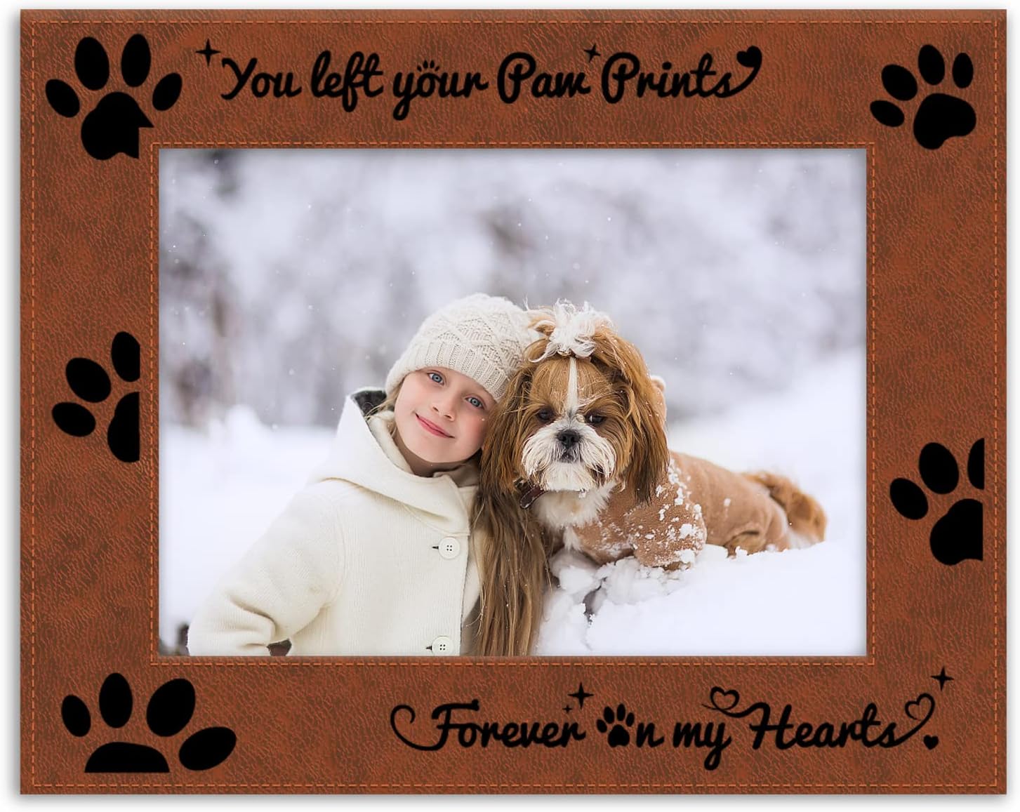 Amazon.com - FINGERINSPIRE You Left Your Paw Prints Forever On My ...