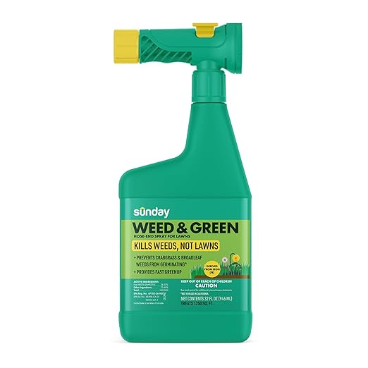 Amazon.com : Sunday Weed & Green - Weed and Feed for Lawns - Pre ...