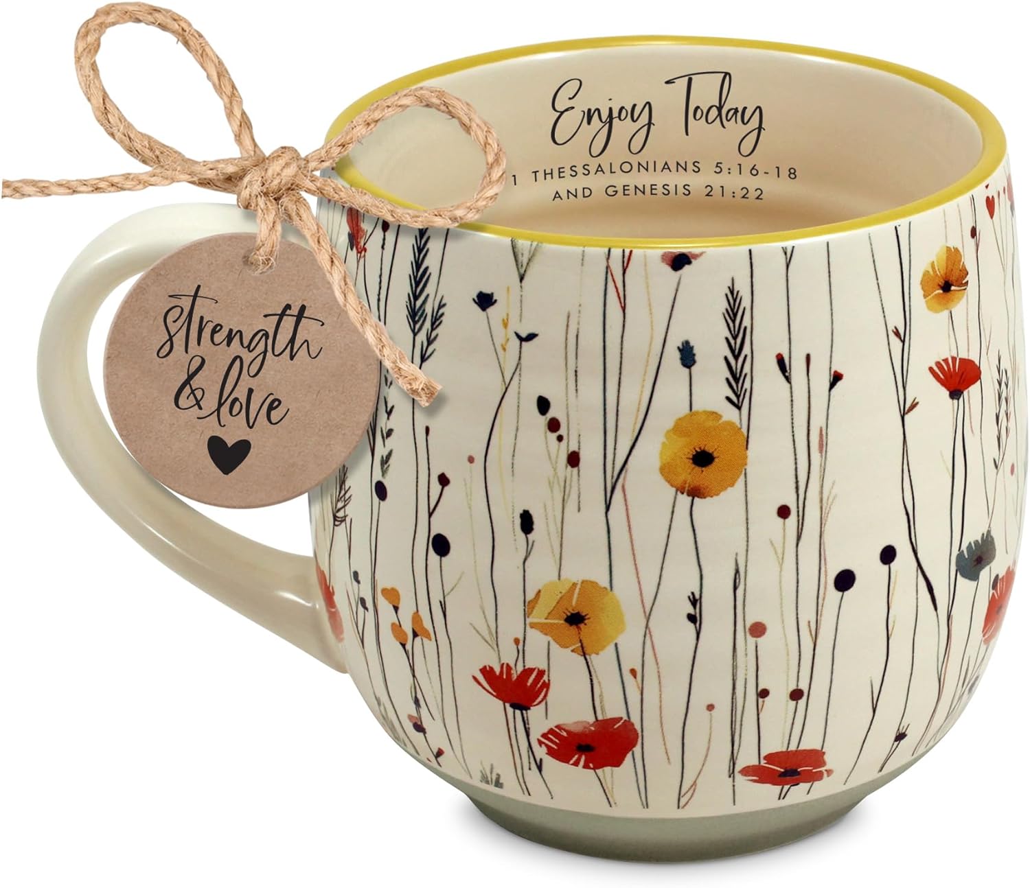 Amazon.com | Lighthouse Christian Products Inspirational Coffee Cup ...