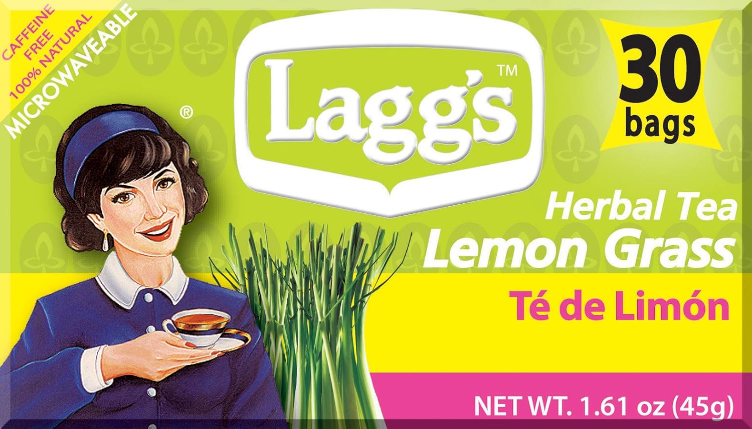 Amazon.com : Lagg's Tea Lemon Grass Tea, 30-Count Tea Bags (Pack of 6 ...