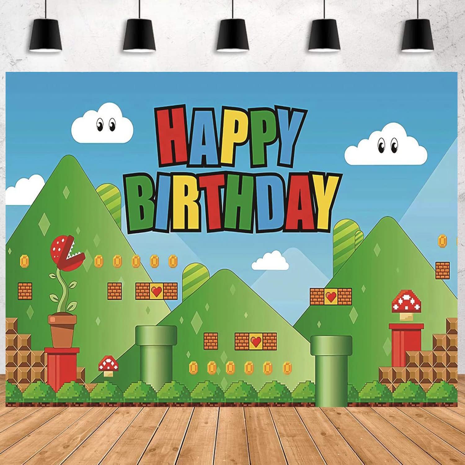 Mario Party Supplies Supers Backdrop For Birthday Party