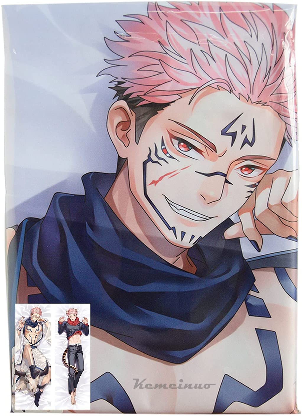 Buy Jujutsu Kaisen Ryōmen Sukuna Pillow Cover 150x50cm (59x19.6in ...