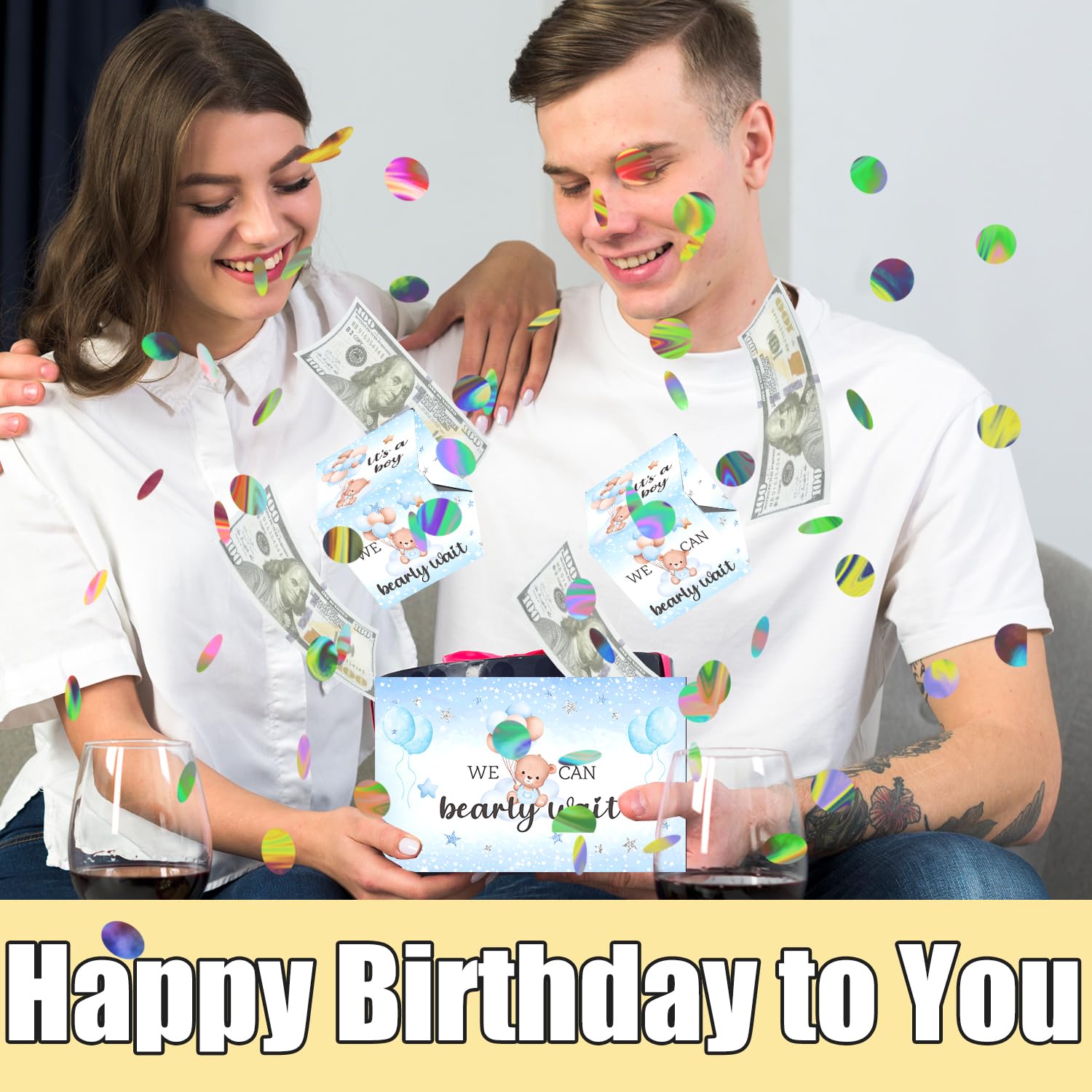 Snapklik.com : Sirjiera Birthday Surprise Pop-up Box, Blue Boys ...