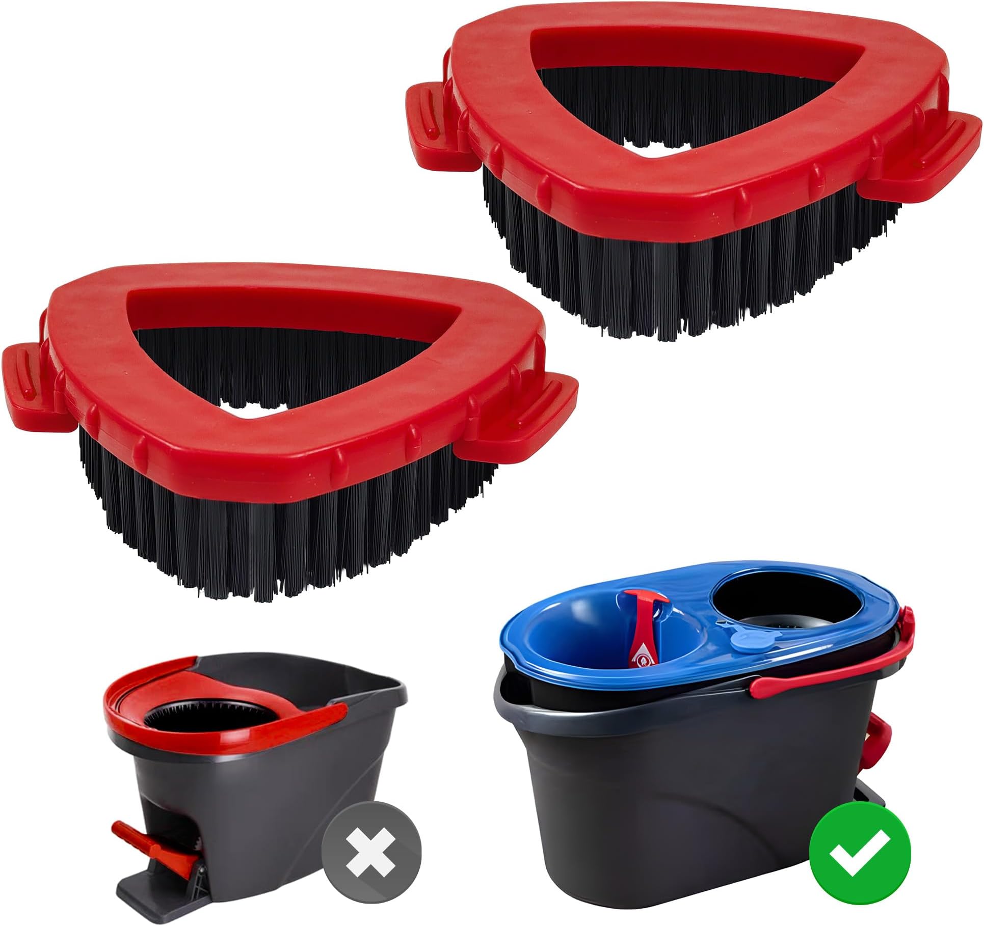 Amazon.com: Scrub Brush for OCedar RinseClean 2 Tank System, Scrubber ...