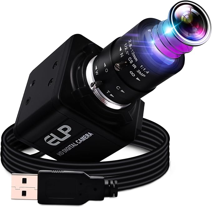Amazon.com : IEights 260fps Variable Focus Camera Optical Zoom Webcam ...