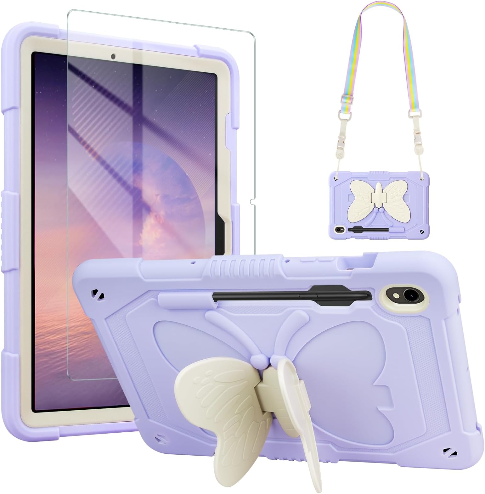 Amazon.com: WESADN for Samsung Galaxy Tab S9 Case 11 Inch with Screen ...