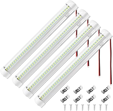 Amazon.com: 12V Interior LED Light Bar, 108 LEDs Strip Lights 1800LM 6W ...