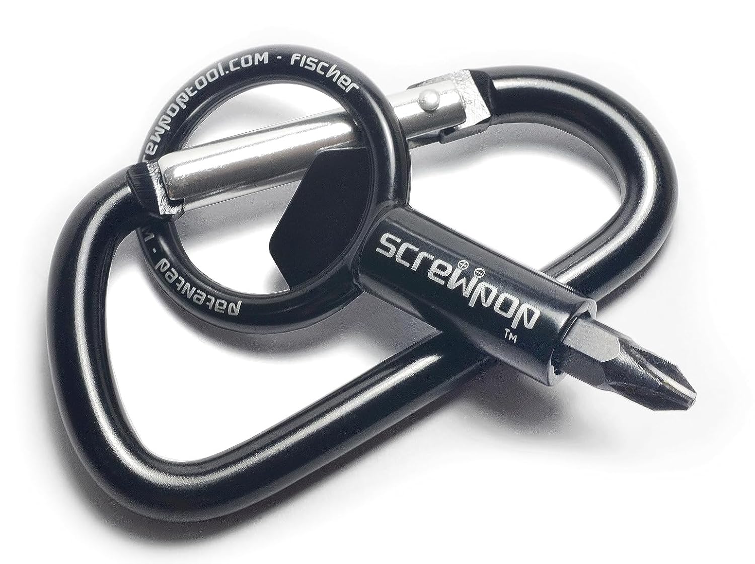 Screwpop Screwdriver Compact Bit Holder Keychain | Carabiner Multi-Tool ...