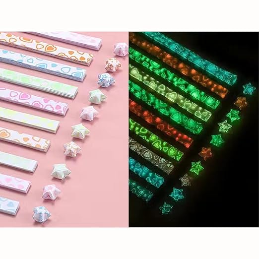 420 PCS Origami Paper, Paper Star Strips, DIY Hand Art Crafts ...
