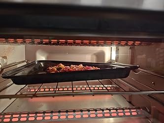 Amazon.com: HYTK 2 Small Baking Sheets 9.45 X 7.09 Inch (Inner 7.5x6 ...