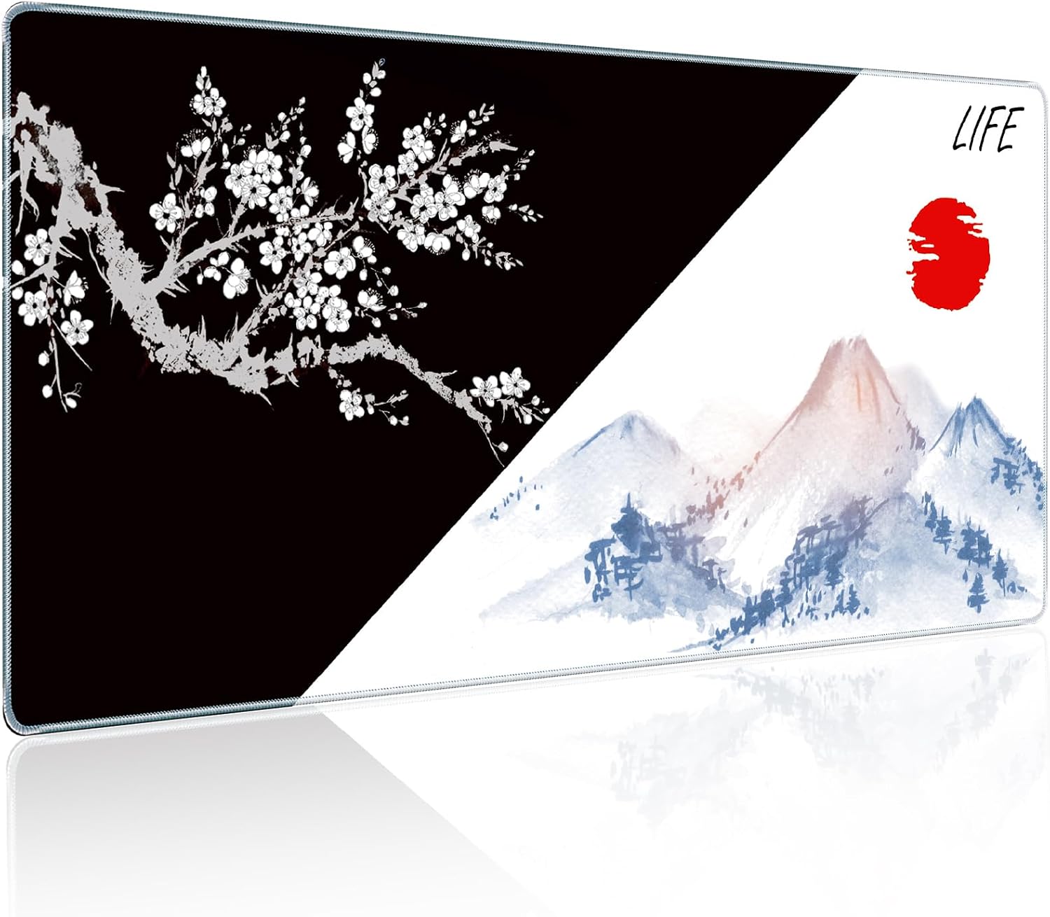 Amazon.com: Japanese Death & Life Style Large Mouse Pad, 31.5 X 11.8 ...