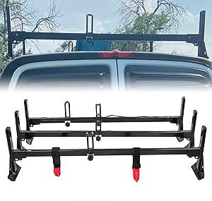 Amazon.com: ECOTRIC Van Ladder Racks 3 Bar Roof Racks 59 Inches ...