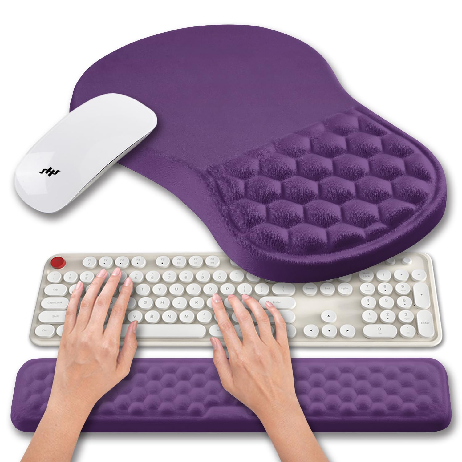 Snapklik.com : Hokafenle 2 In 1 Ergonomic Mouse Pad Wrist Support ...