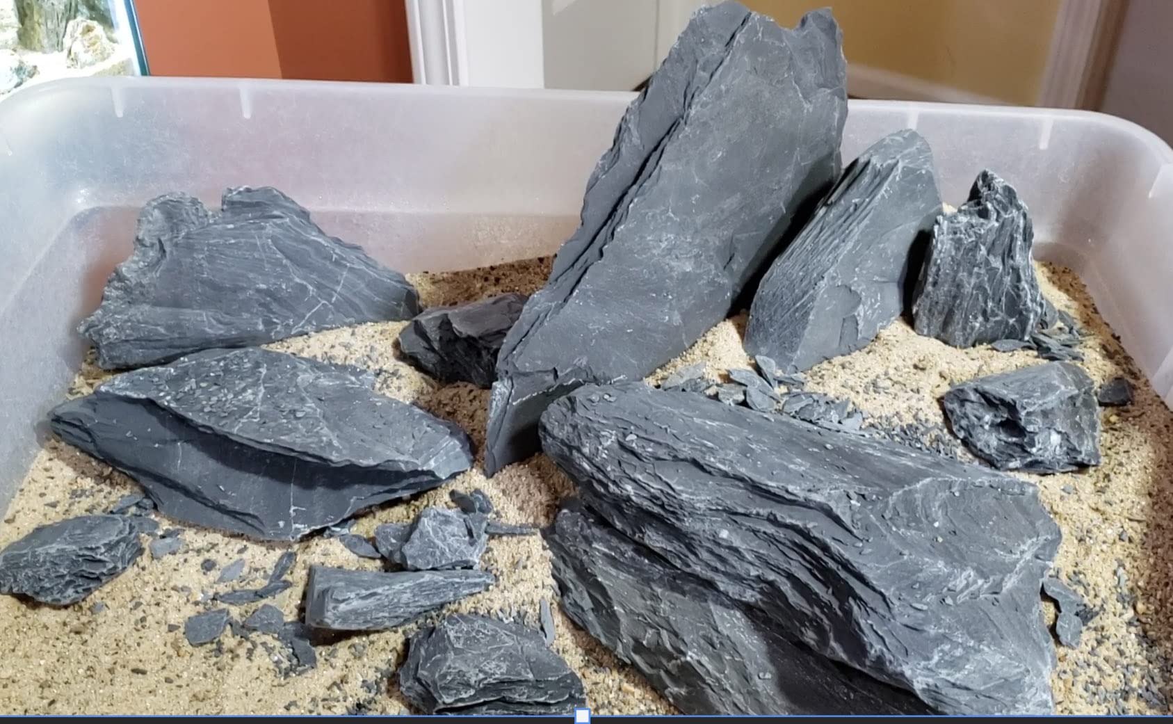 Natural Slate - Large 5 to 7 inch Stones. PH Neutral. Perfect for ...