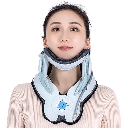 Amazon.com: Alphay 2022 New Upgrade Cervical Neck Traction Device, Adjustable Air Pump Cervical ...