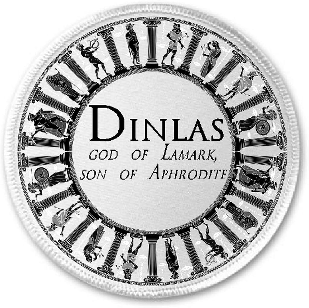 Amazon.com: Dinlas God of Lamark Son of Aphrodite - 3" Sew/Iron On ...