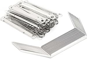 Amazon.com: 50Pcs Prong Paper Fastener Compressors for Standard 2 Hole ...