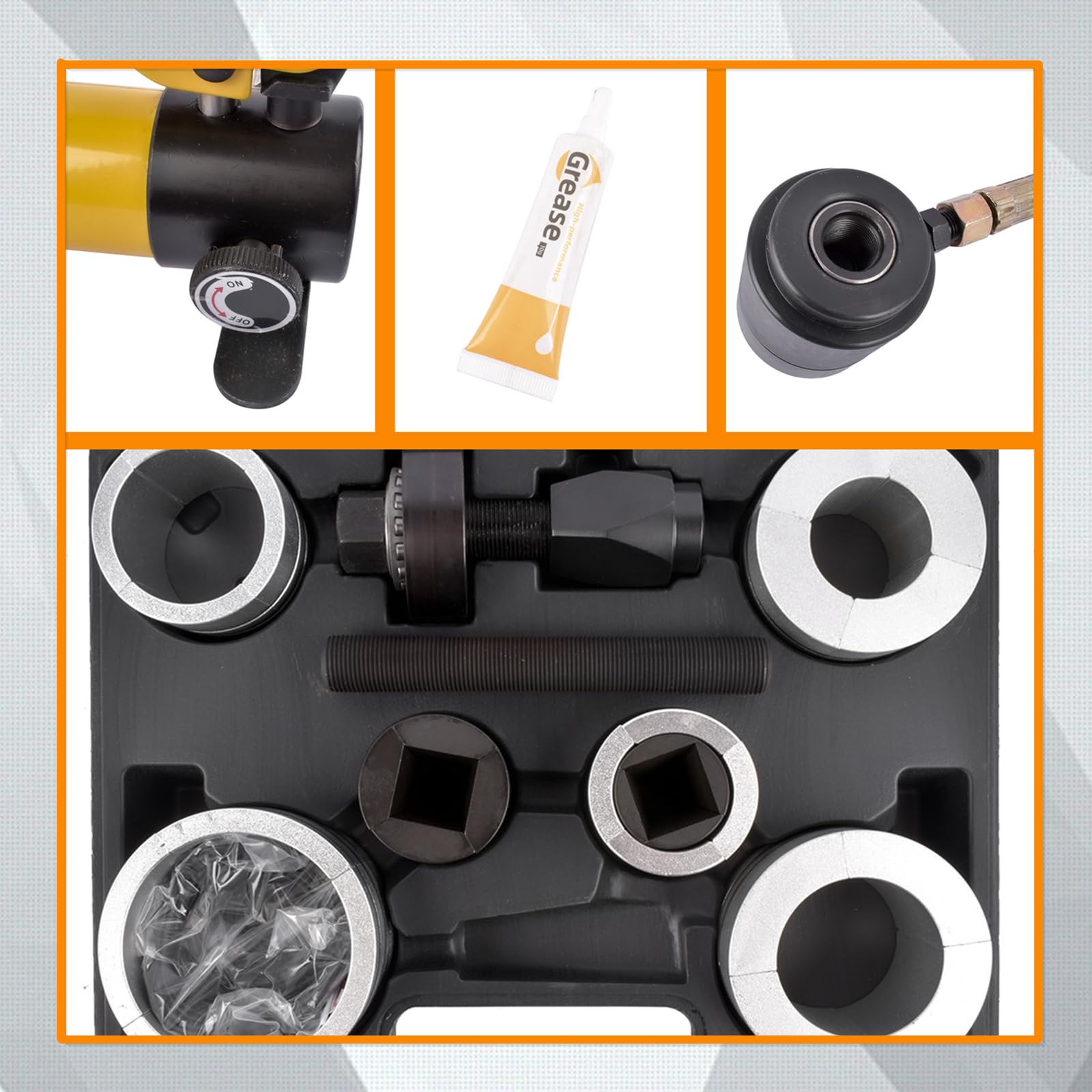 Snapklik.com : Weonefit 10 T Hydraulic Exhaust Pipe Stretcher Expander Kit