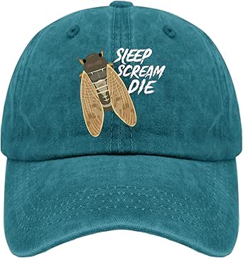 Sleep Scream Die Hat Cicada Lover Cicada Fest 2024 Hats for Men Womens ...